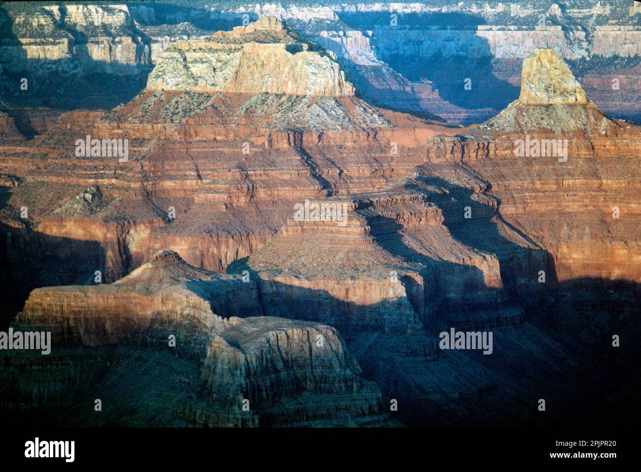 Grand Canyon of the Colorado, Arizona, USA, view from Yavapai Point on ...