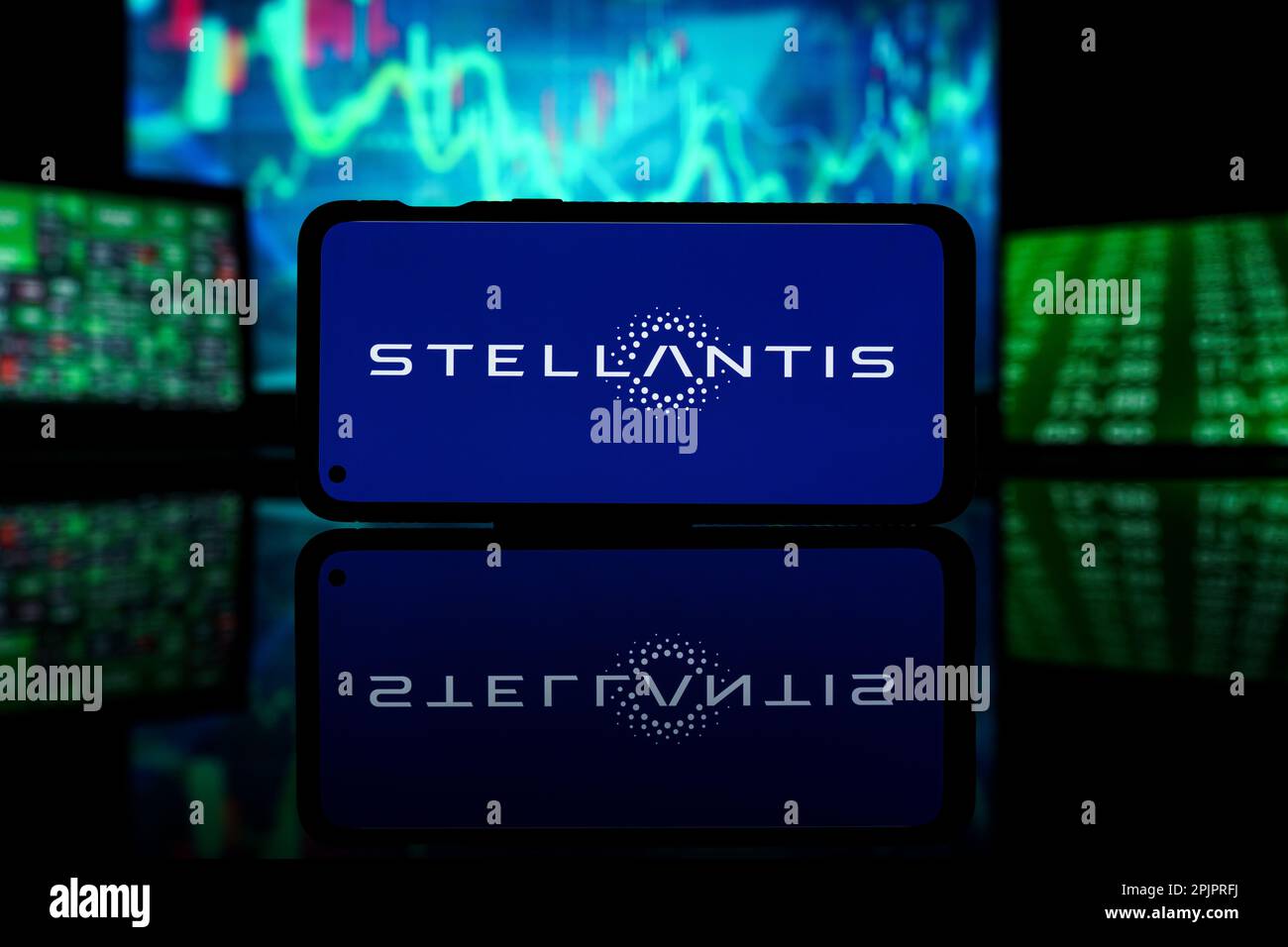 New York, United States of America - 2023 March 29: Stellantis company ...