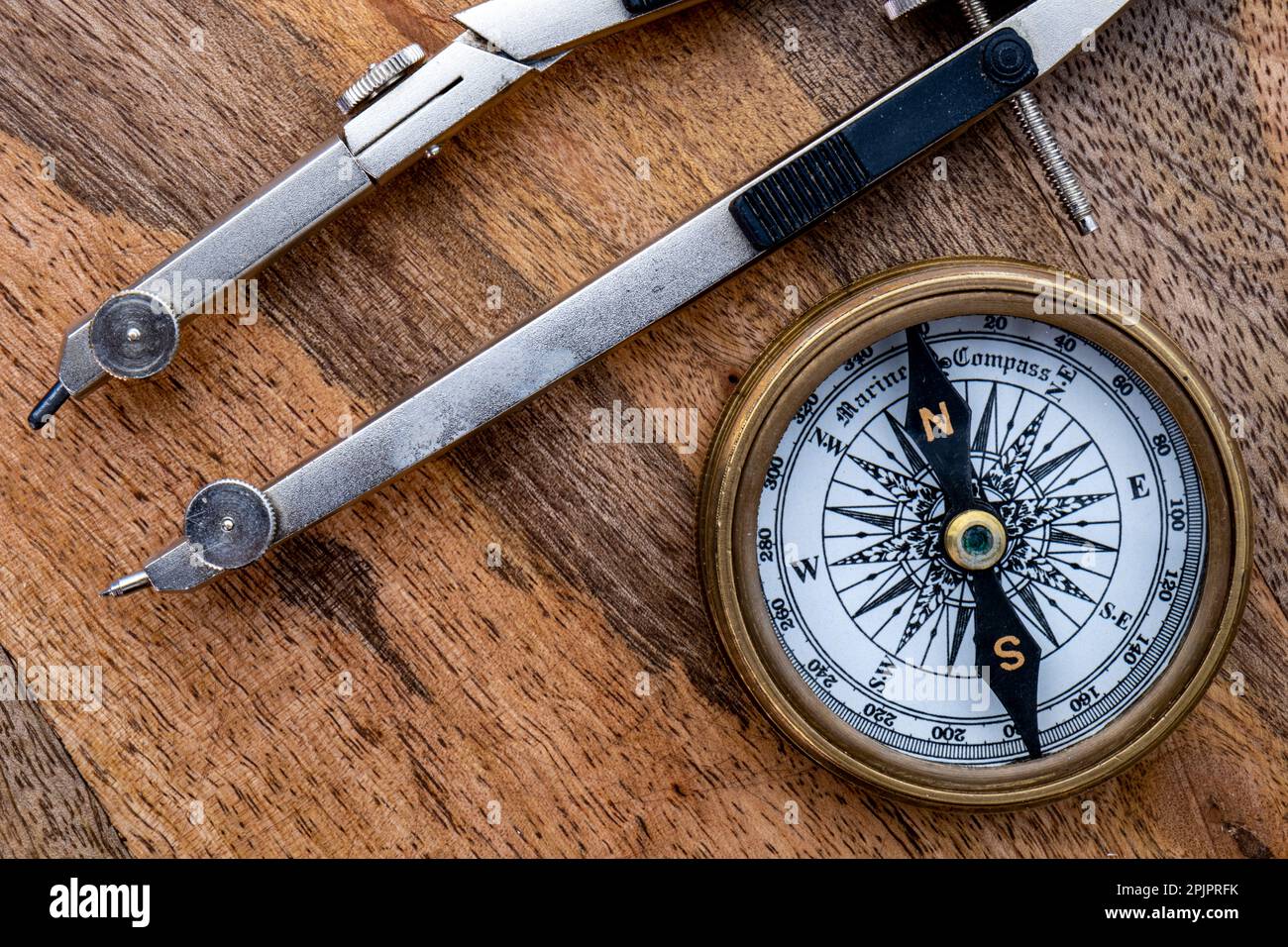 Drawing compass drafting table hi-res stock photography and images - Alamy
