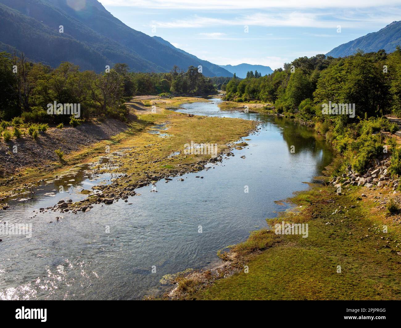 Pichi Traful river, Nahuel Huapi Park, Seven Lakes Road, Neuquén ...