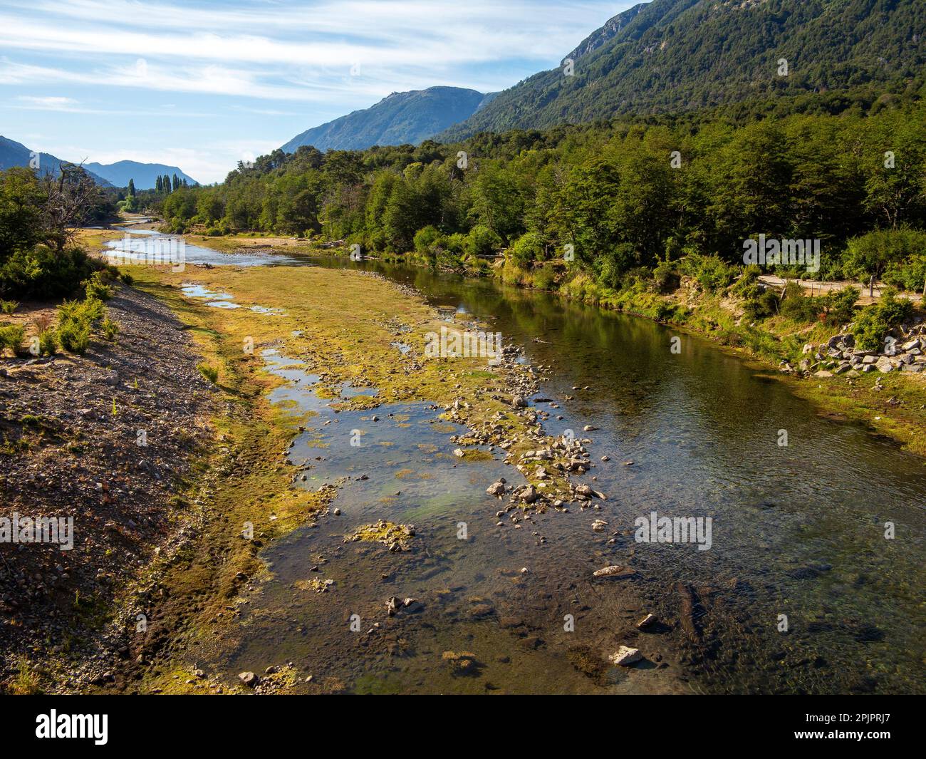 Pichi Traful river, Nahuel Huapi Park, Seven Lakes Road, Neuquén ...