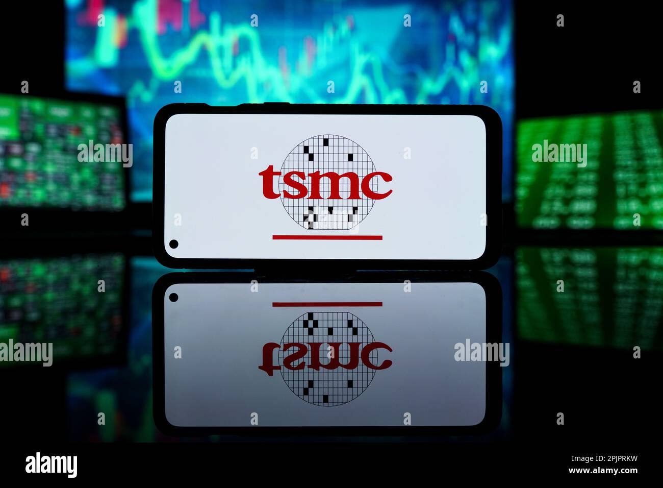 New York, United States of America - 2023 March 29: TSMC company on ...