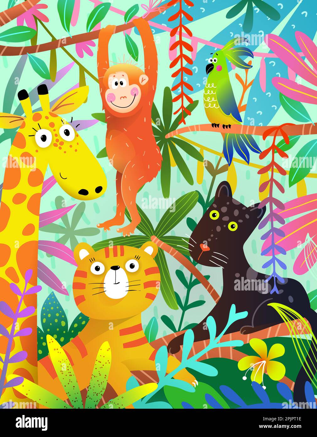 Safari animals detailed Stock Vector Images - Alamy