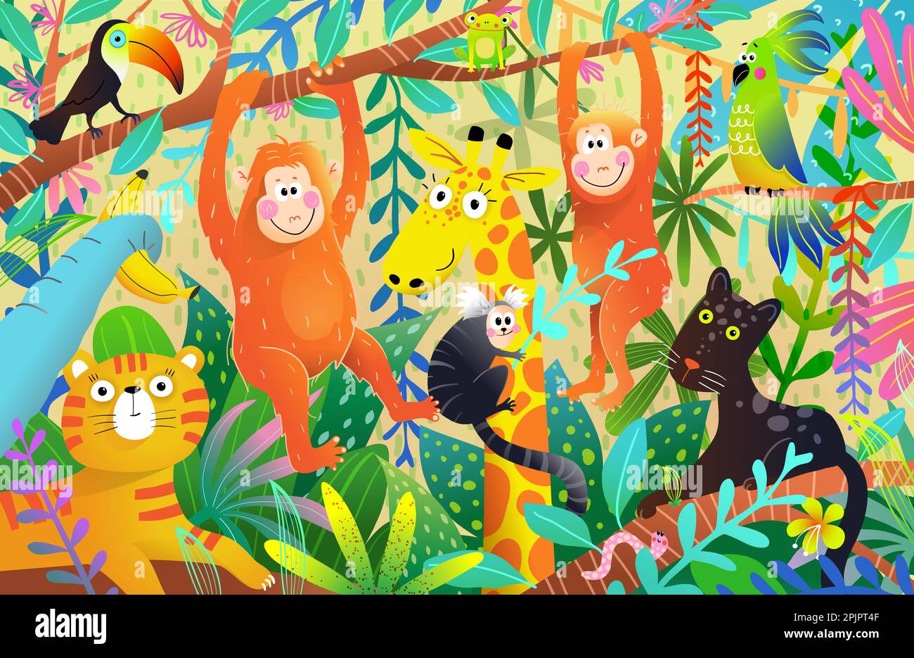 Cheetah contemporary illustration Stock Vector Images - Alamy