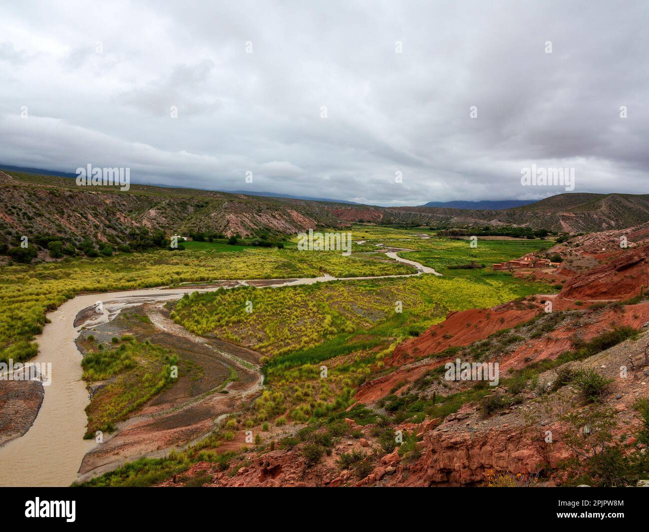 Calchaqui Valley at the Ruta 40, La Puna, Salta Province, Argentina ...