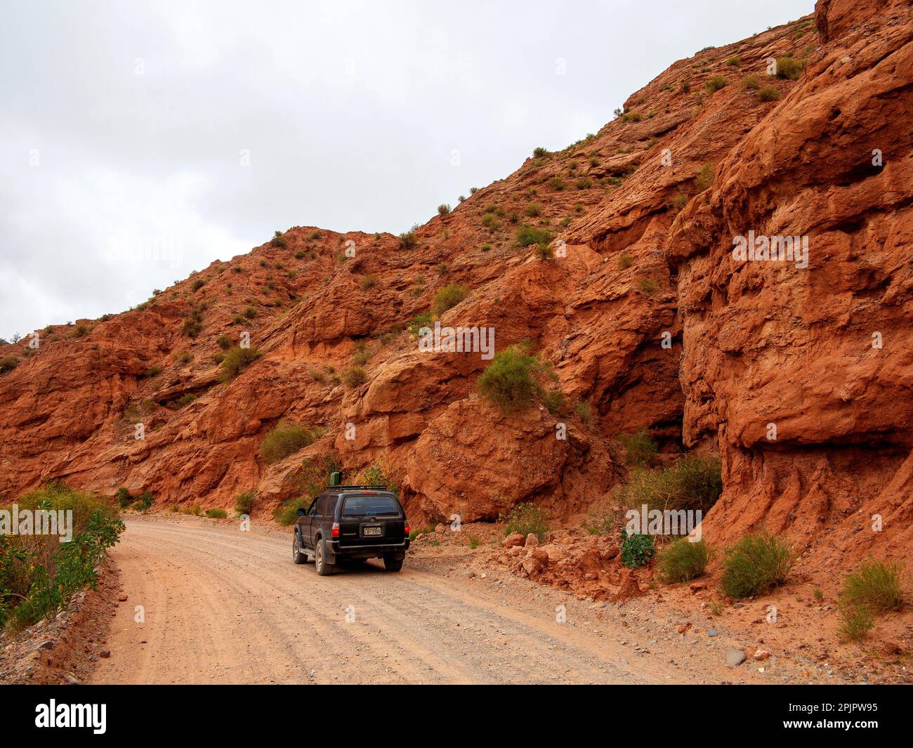 Rugged terrain at the Ruta 40, La Puna, Salta Province, Argentina Stock ...