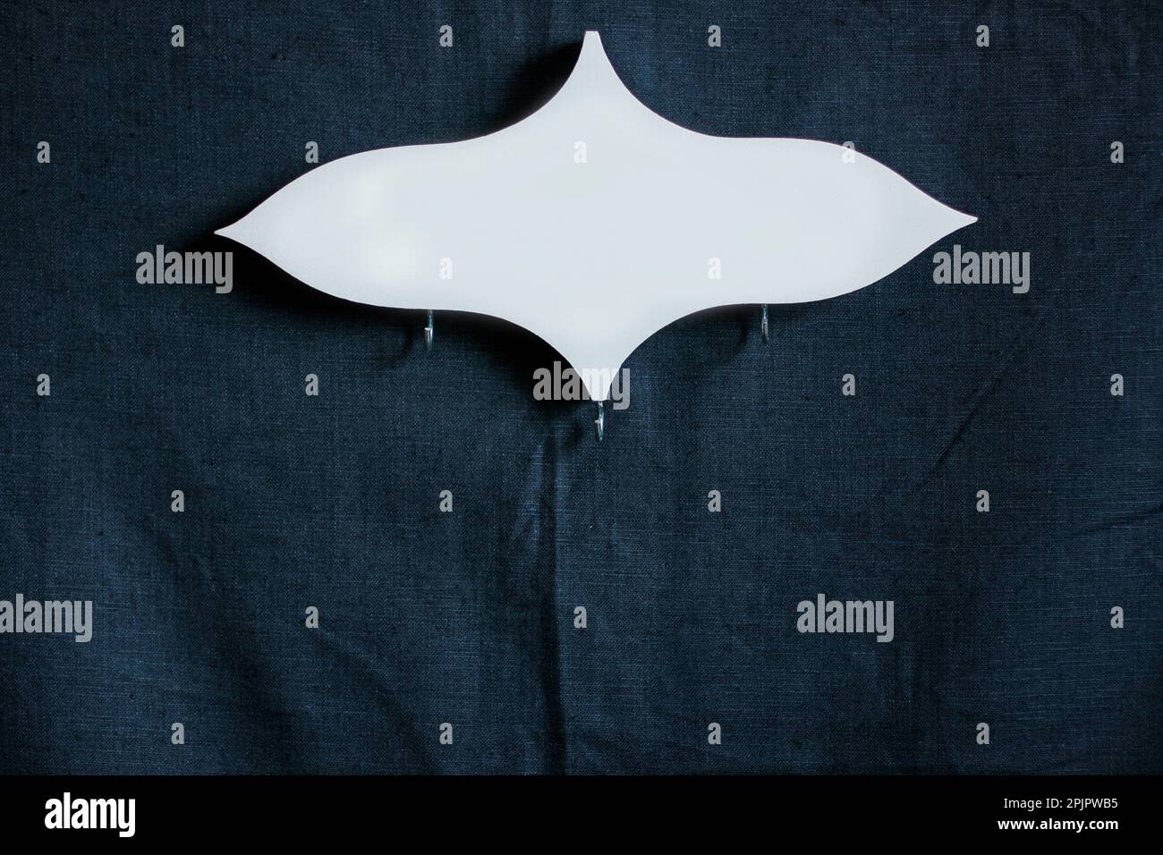 Beautiful handmade wooden hanger. Decorative hanger for home Stock ...