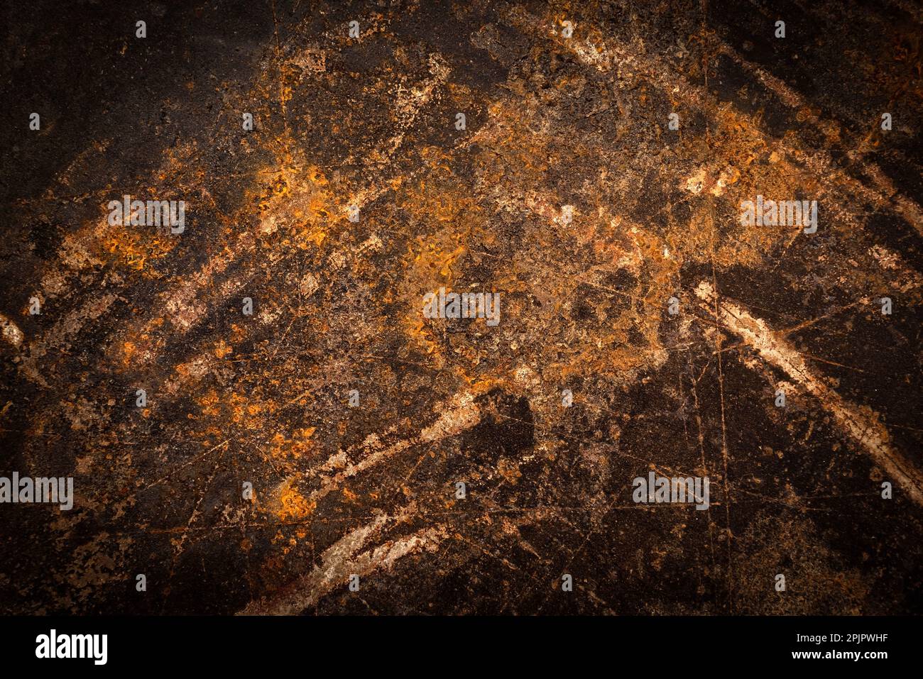 Texture of rusty metal. Metal background with corrosion and scratches ...