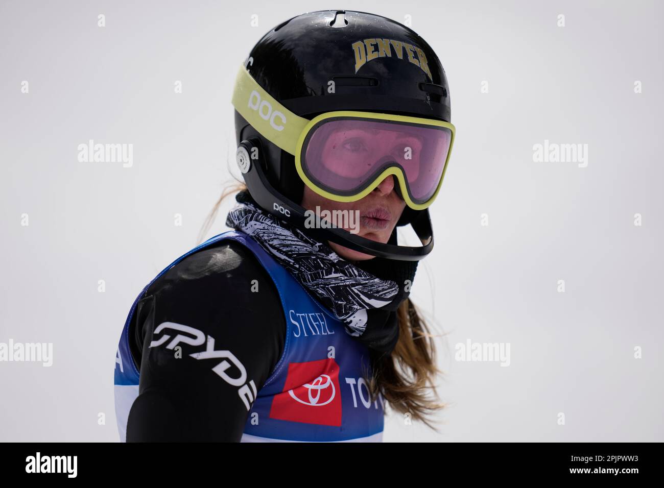 Galena Wardle competes in the women's slalom ski race during the U.S ...