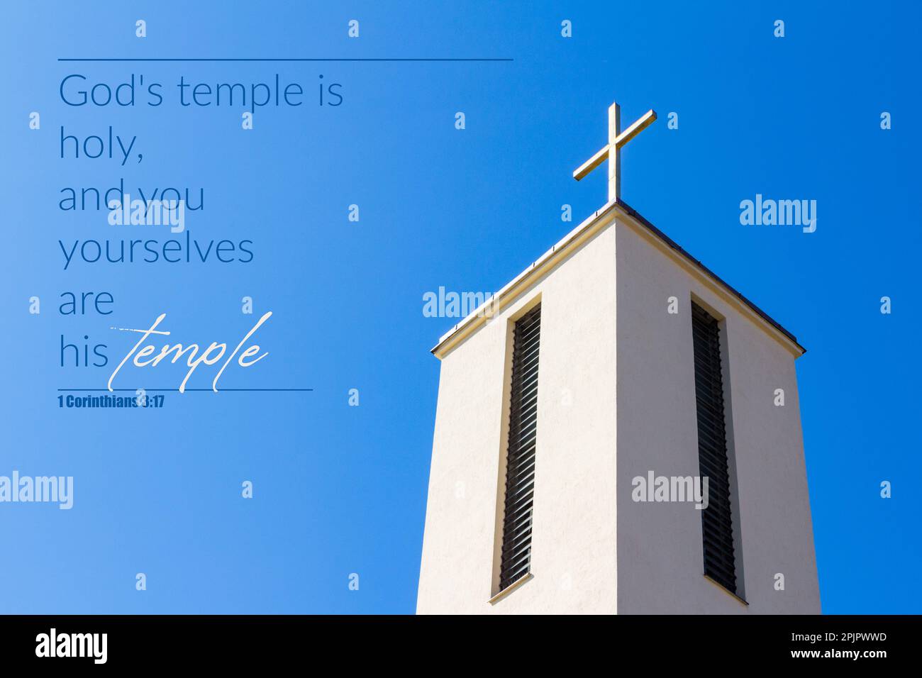 'God's temple is holy and you yourselves are his temple', Bible verse ...