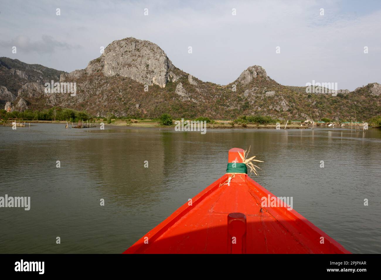 a Boat Tour in the Landscape with river Klong Khao Daeng at the Village ...