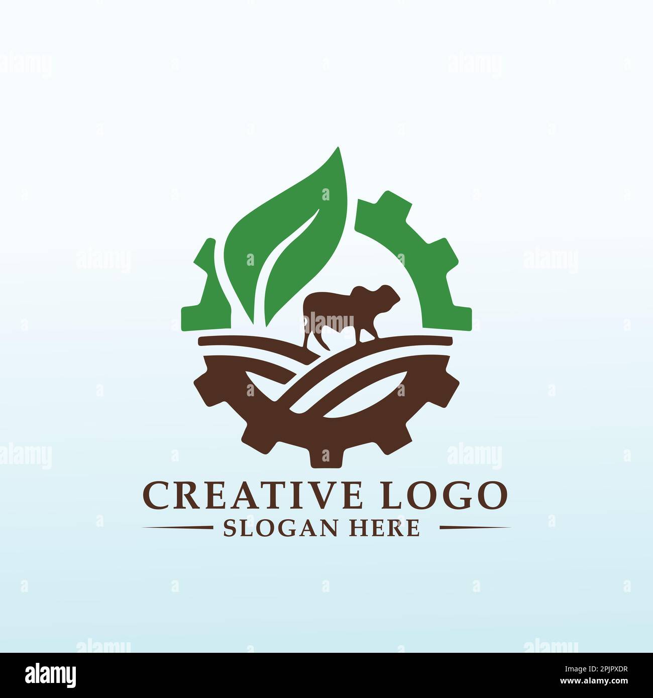 Consultancy collection and agricultural planning logo design Stock ...