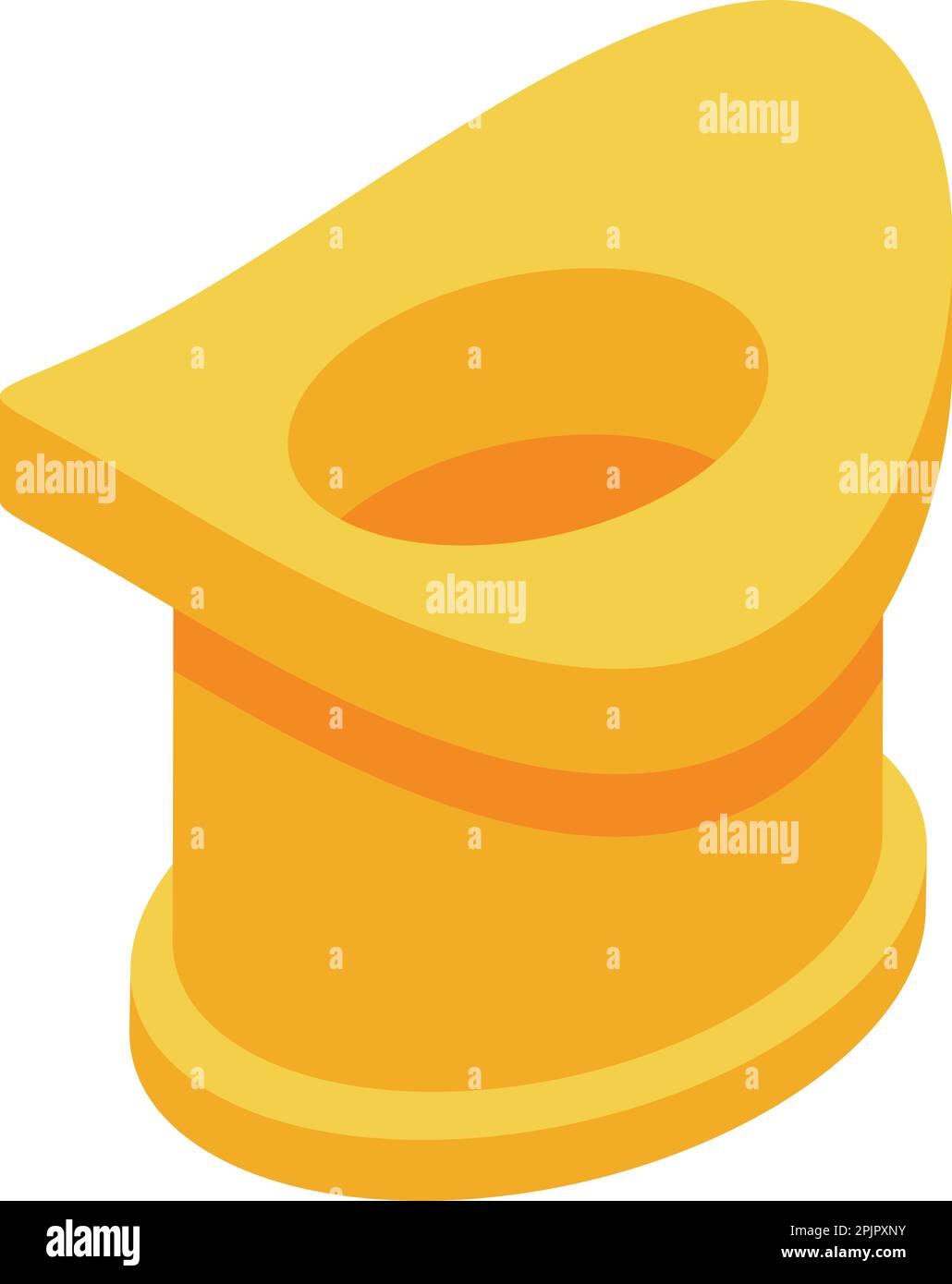 Bright yellow toilet Stock Vector Images - Alamy