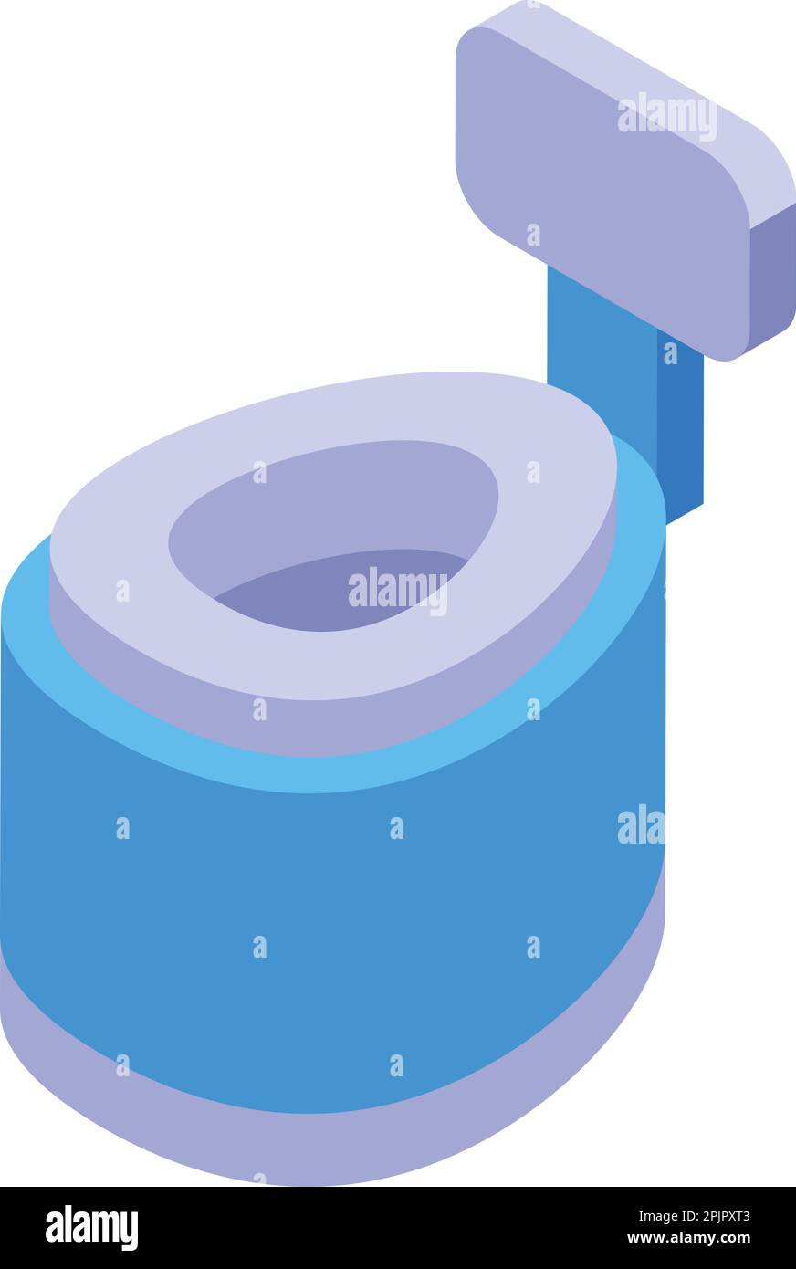 Training potty icon isometric vector. Toilet child. Kid seat Stock ...