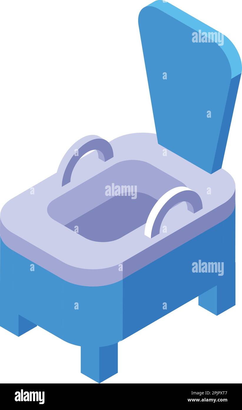 Child potty icon isometric vector. Baby toilet. Training kid Stock ...