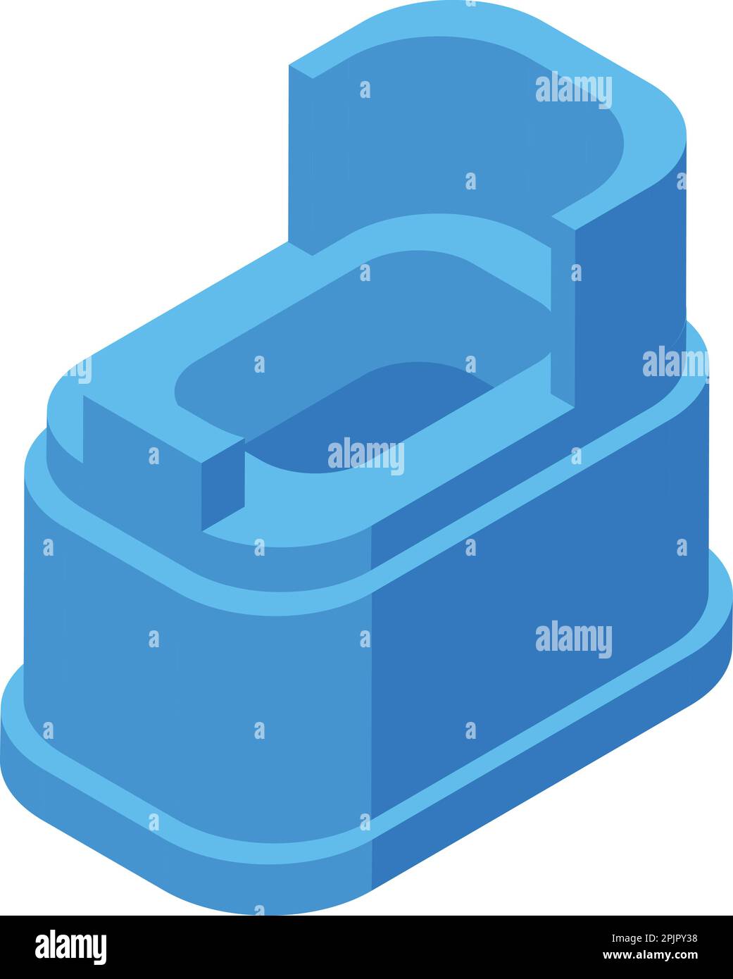 Care potty icon isometric vector. Child toilet. Childhood wc Stock ...