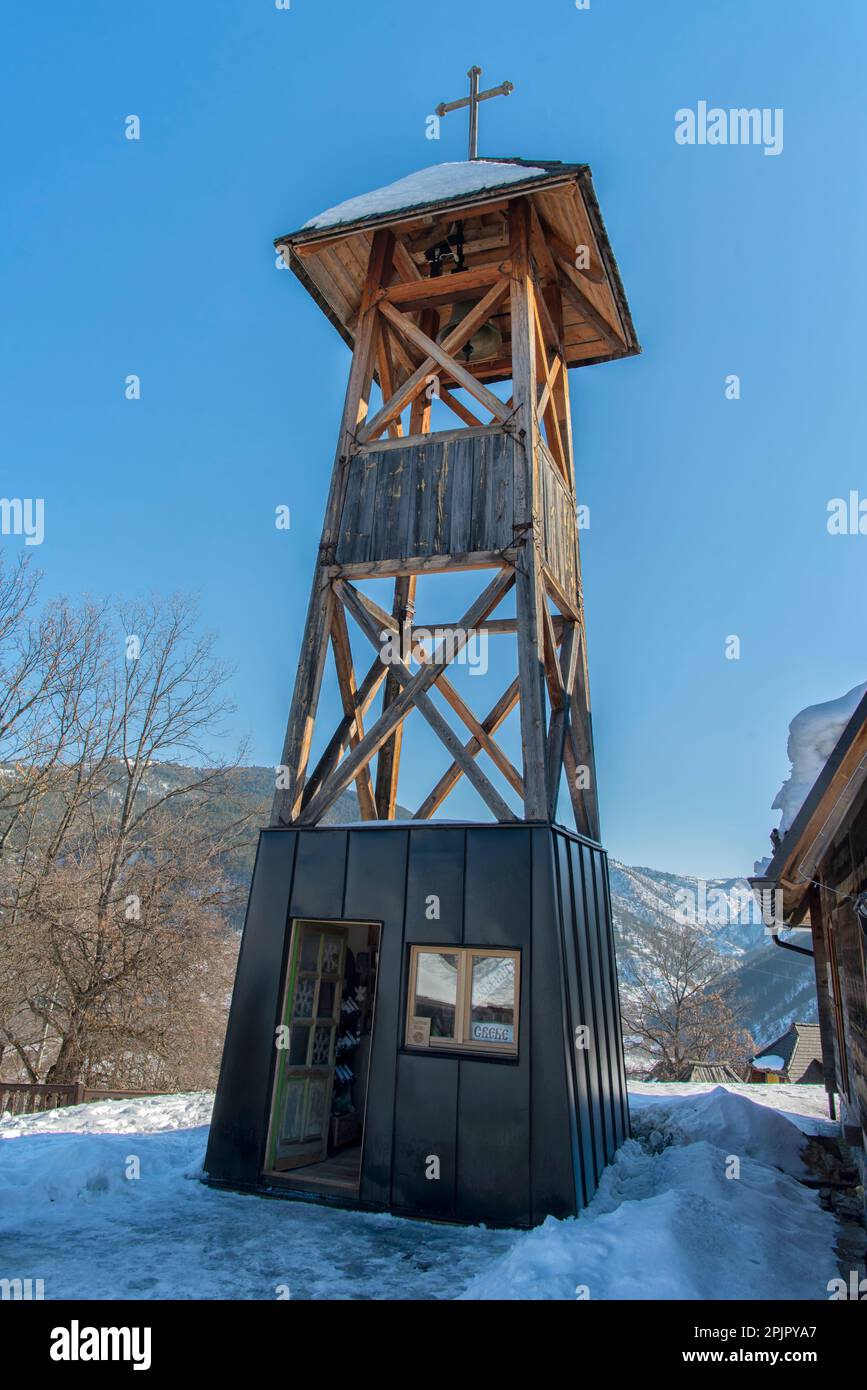 Drvengrad in Mokra Gora, Serbia Stock Photo - Alamy