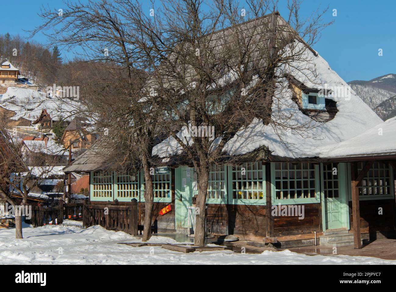 Drvengrad in Mokra Gora, Serbia Stock Photo - Alamy