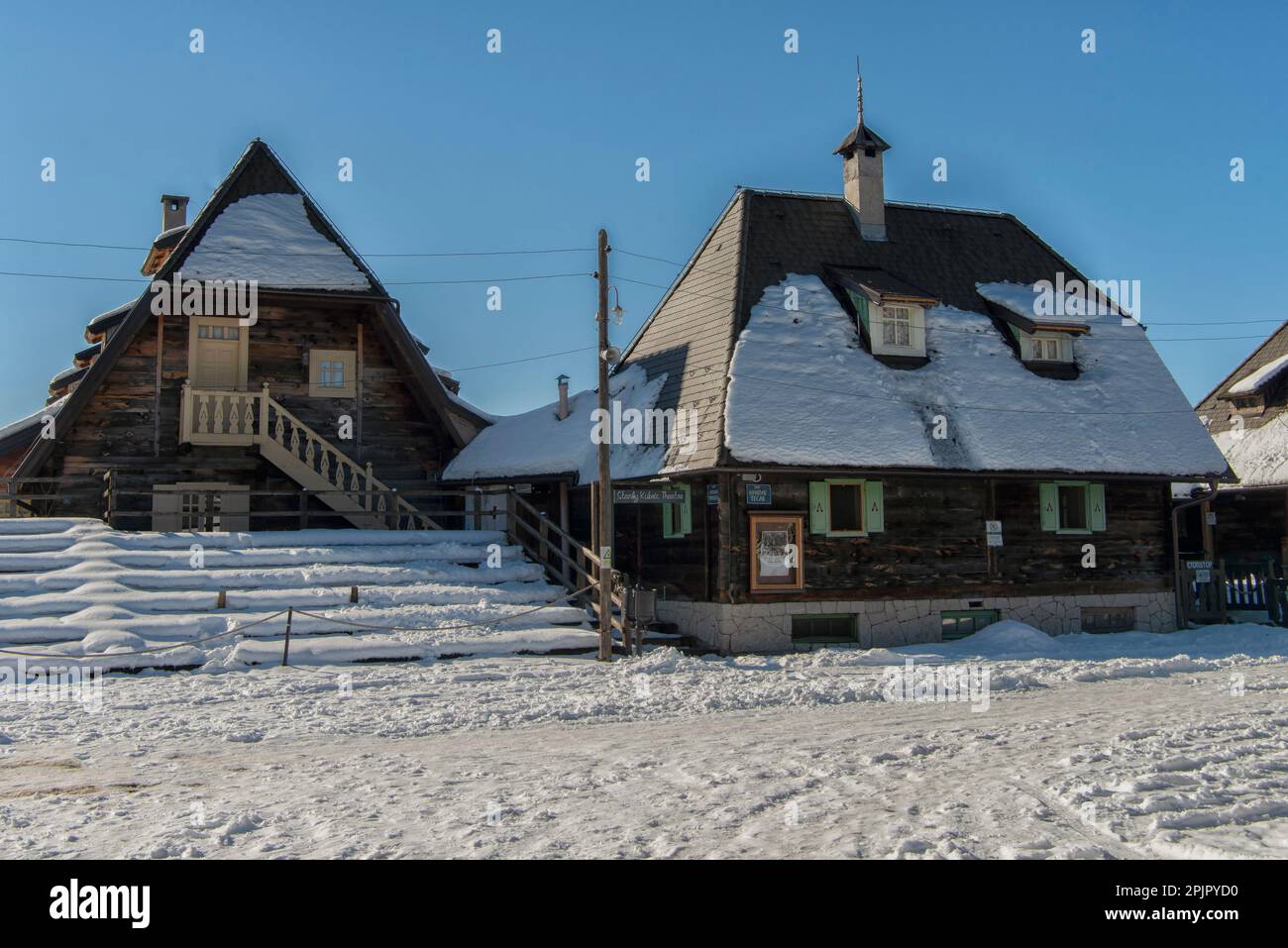 Drvengrad in Mokra Gora, Serbia Stock Photo - Alamy