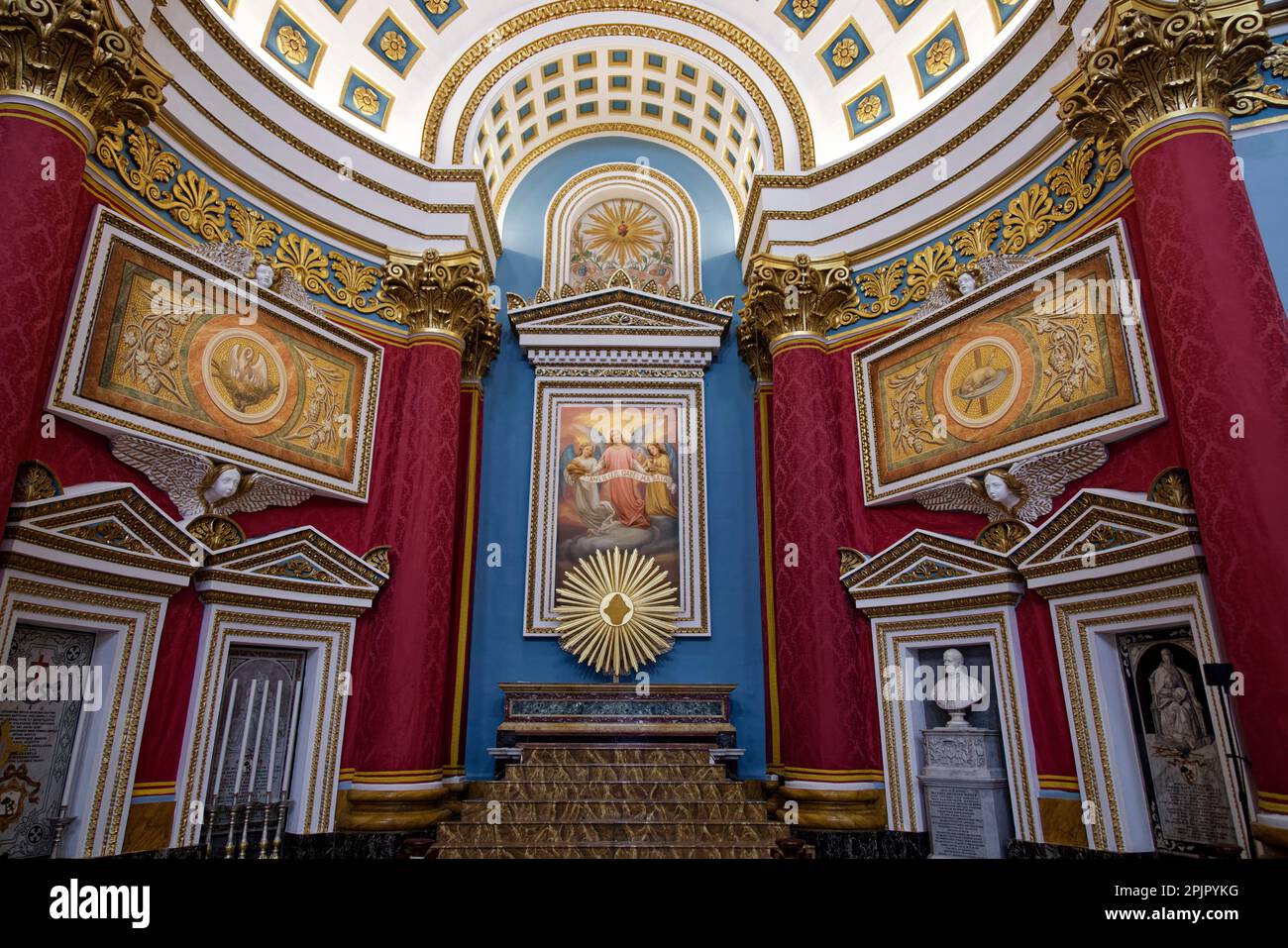Mosta, Malta. 23rd Mar, 2023. The Mosta Rotunda is the Sanctuary Basilica of the Assumption of ...