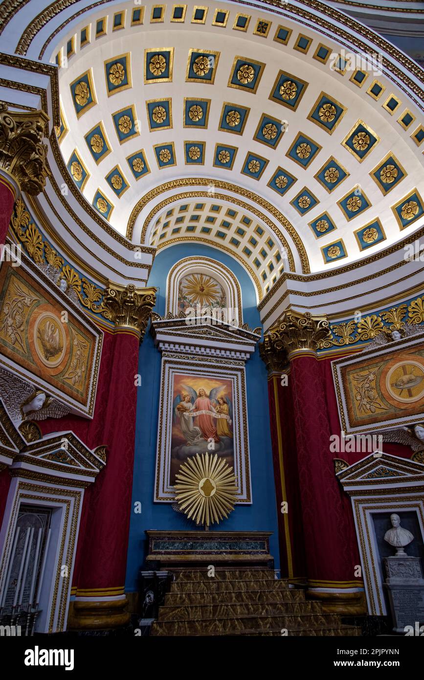 Mosta, Malta. 23rd Mar, 2023. The Mosta Rotunda is the Sanctuary Basilica of the Assumption of ...
