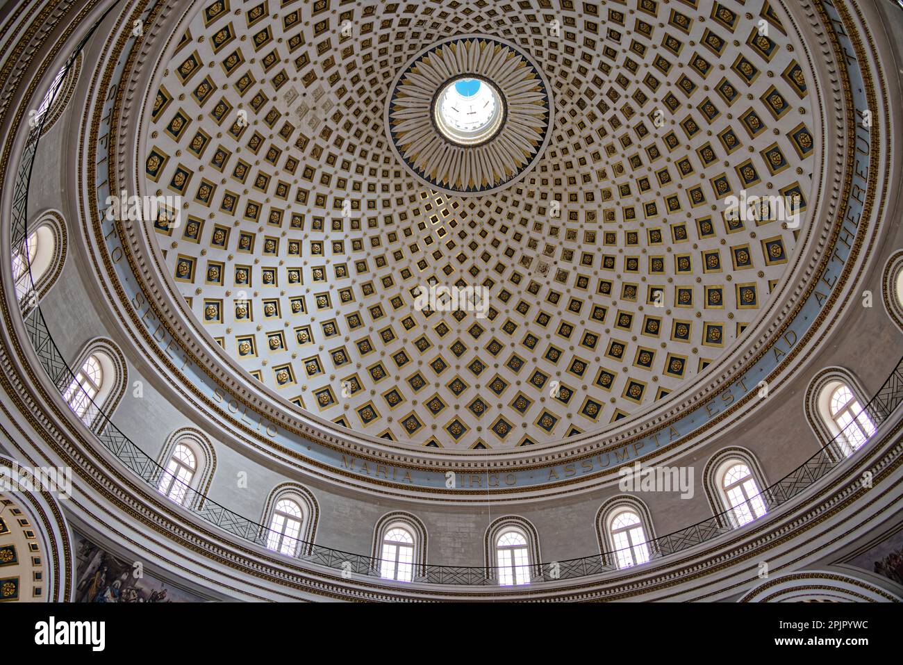 Mosta, Malta. 23rd Mar, 2023. The Mosta Rotunda is the Sanctuary Basilica of the Assumption of ...