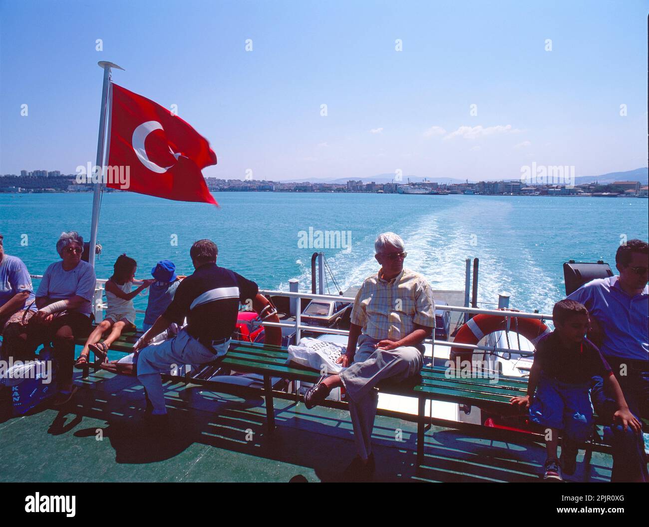 Crossing the Dardanelles Strait in Turkey Stock Photo - Alamy