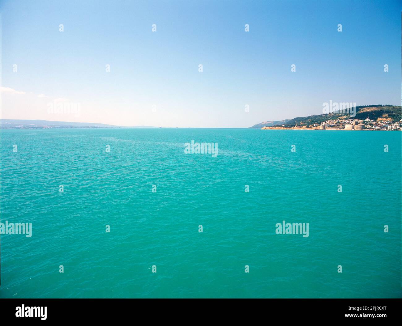 Crossing the Dardanelles Strait in Turkey Stock Photo - Alamy