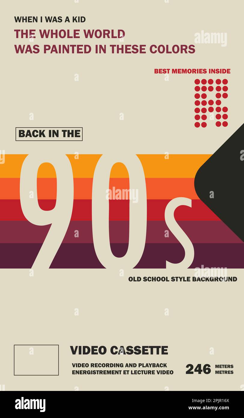 Classic 80s back 90s Stock Vector Images - Alamy