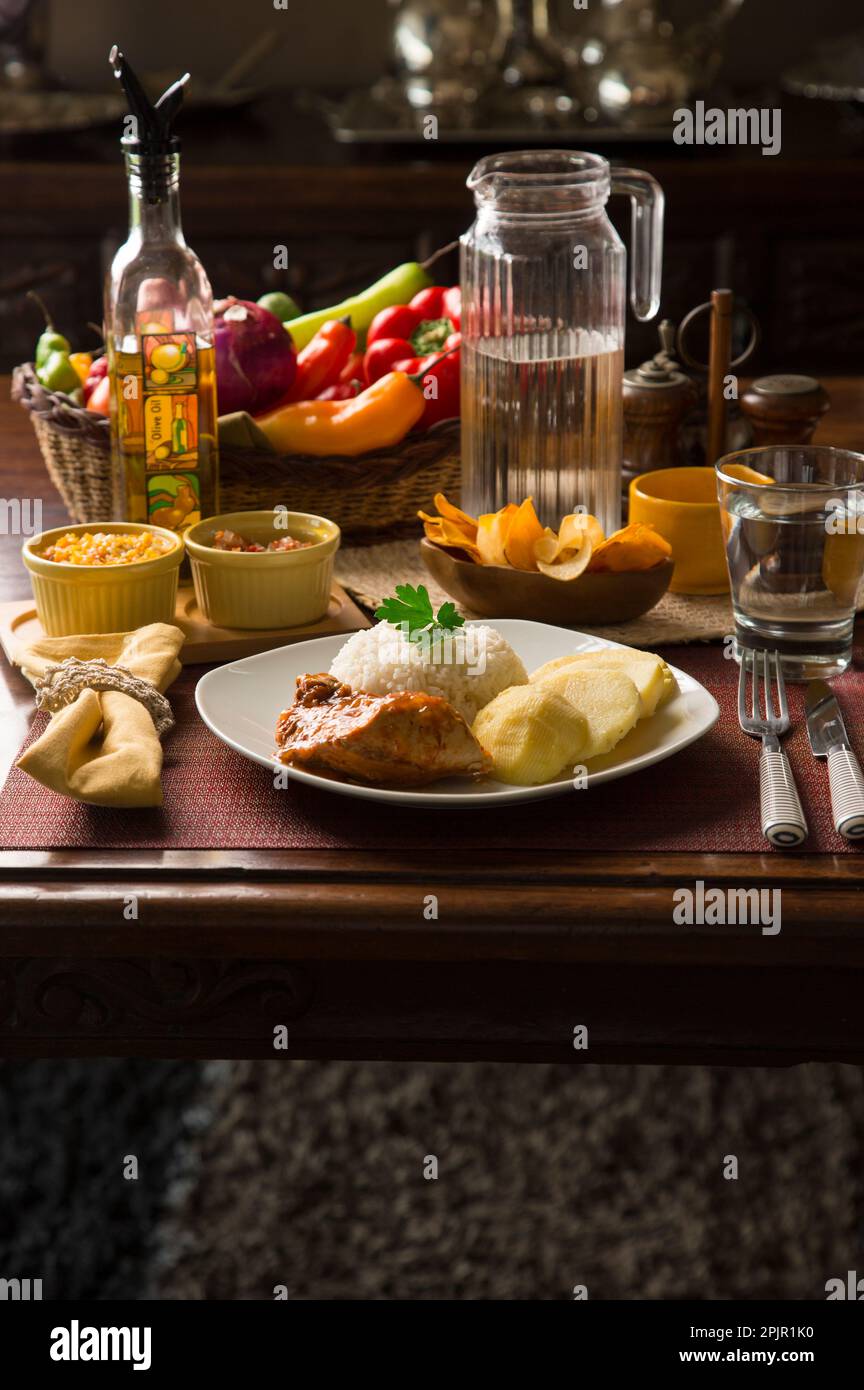 Peruvian food buffet table Assorted dishes gourmet cuisine Peru ...