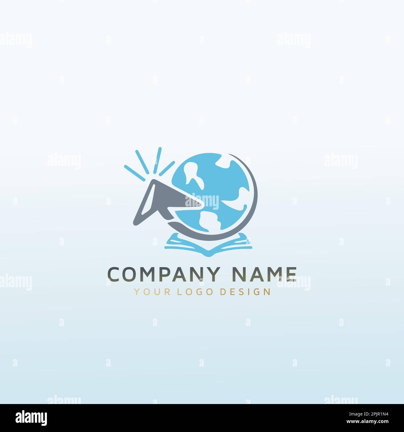 Logo design online courses Stock Vector Images - Alamy