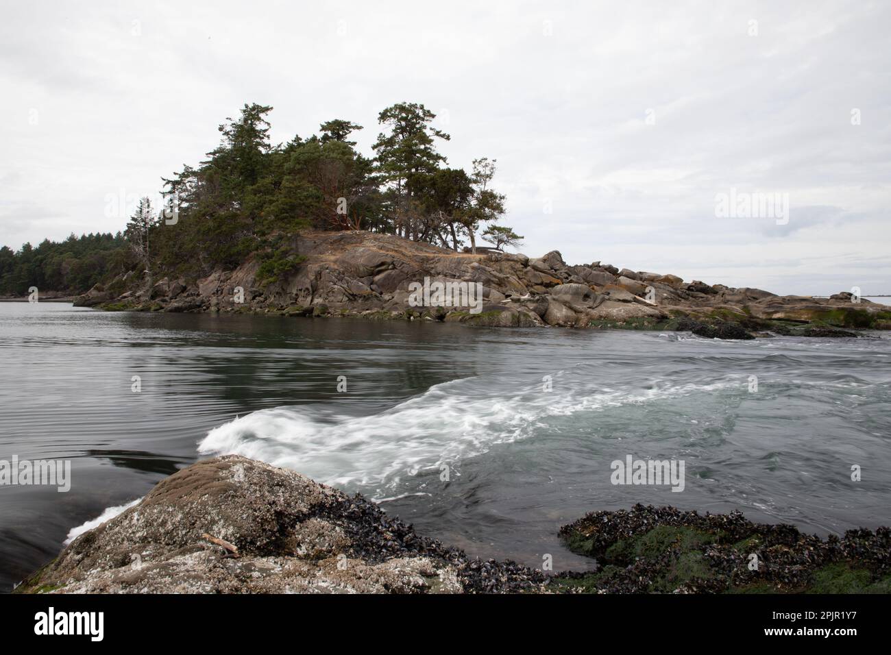 View of Boat Passage from Winter Cove Marine Park anchorage, Gulf ...