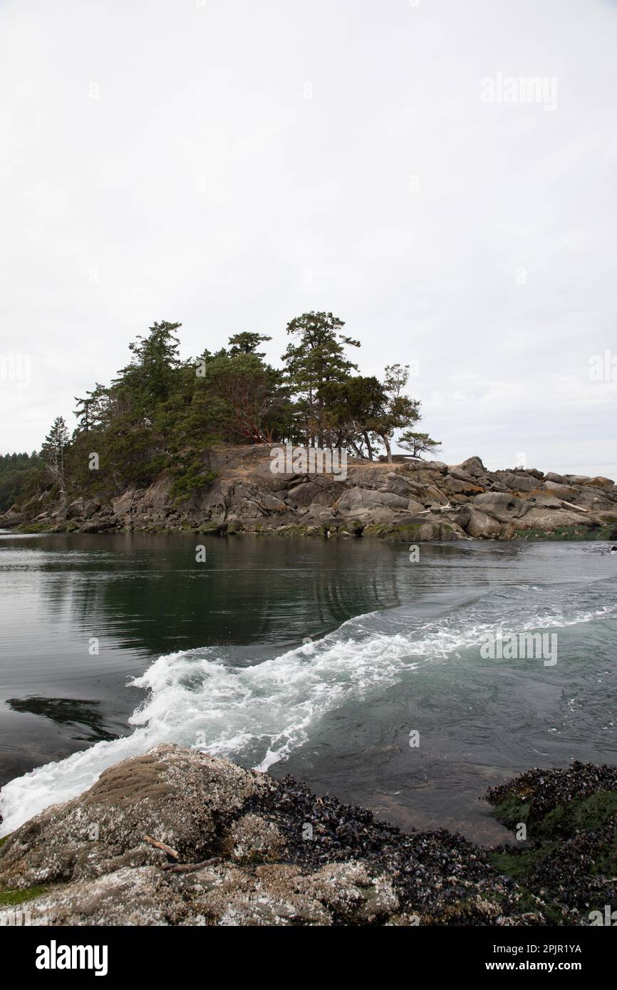 View of Boat Passage from Winter Cove Marine Park anchorage, Gulf ...