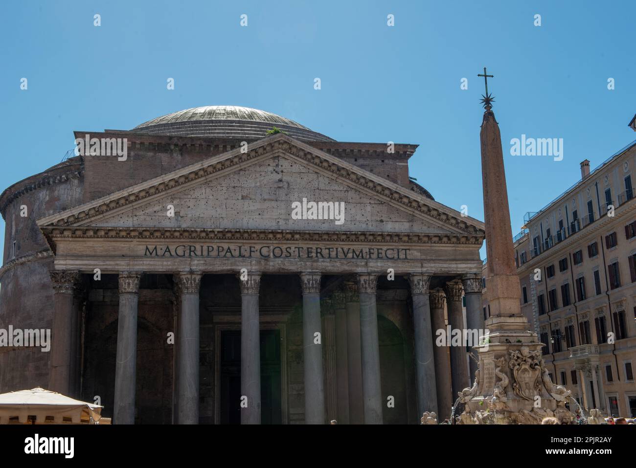 Rome Italy March 15, 2023: Pantheum, is a building of ancient Rome ...
