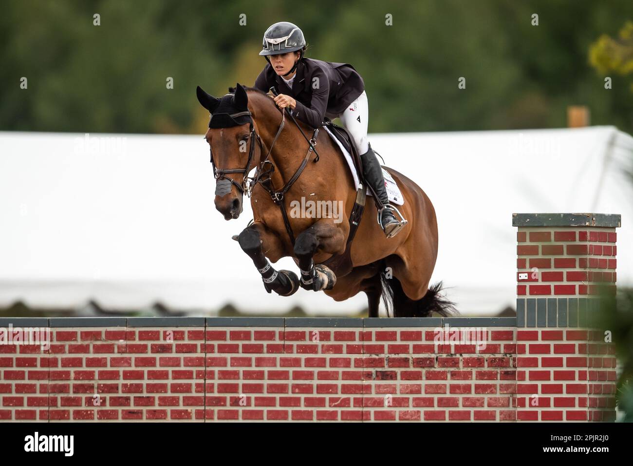 Bliss Heers of the United States competes during a Major League Show ...