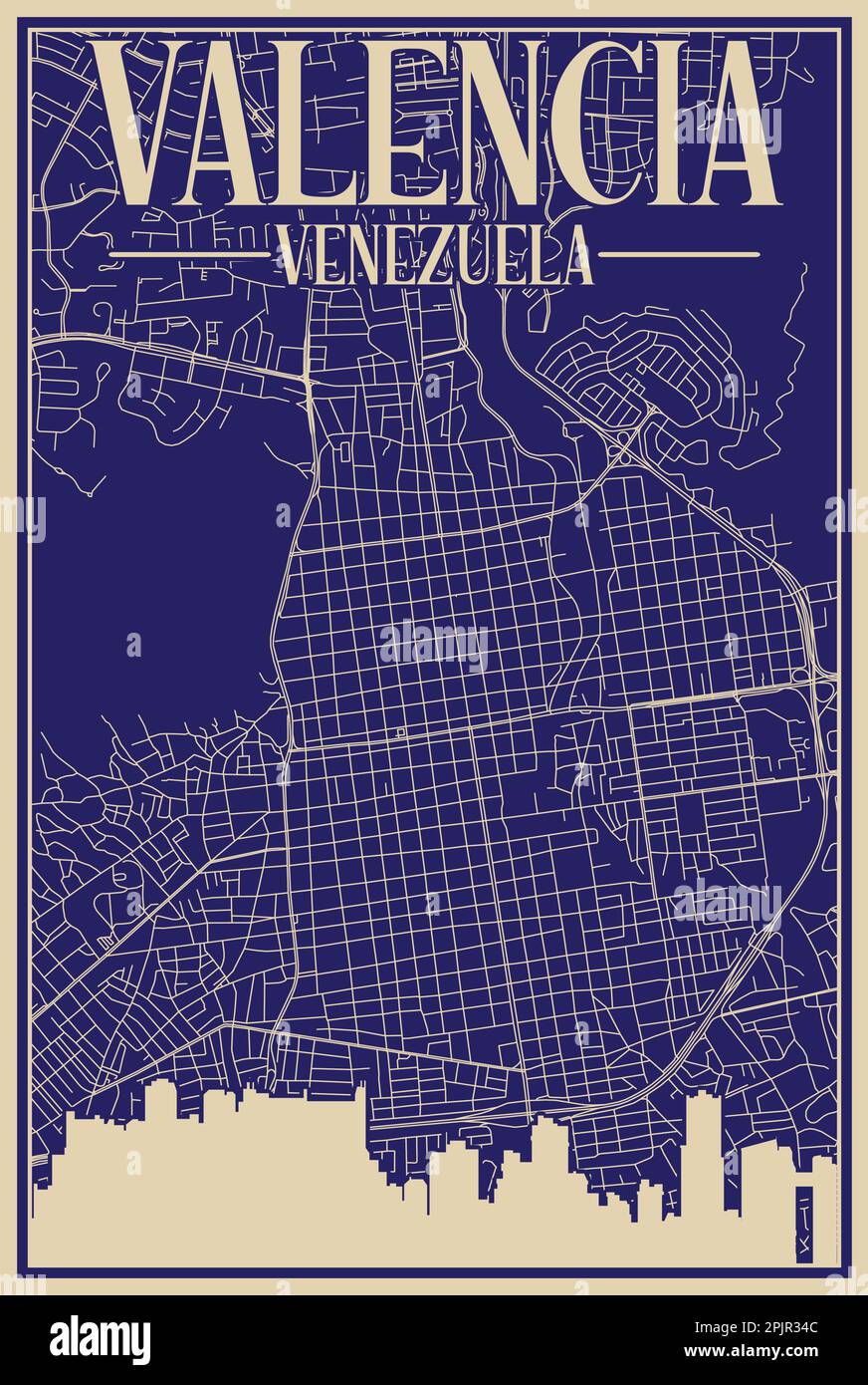 Valencia street art old town Stock Vector Images - Alamy