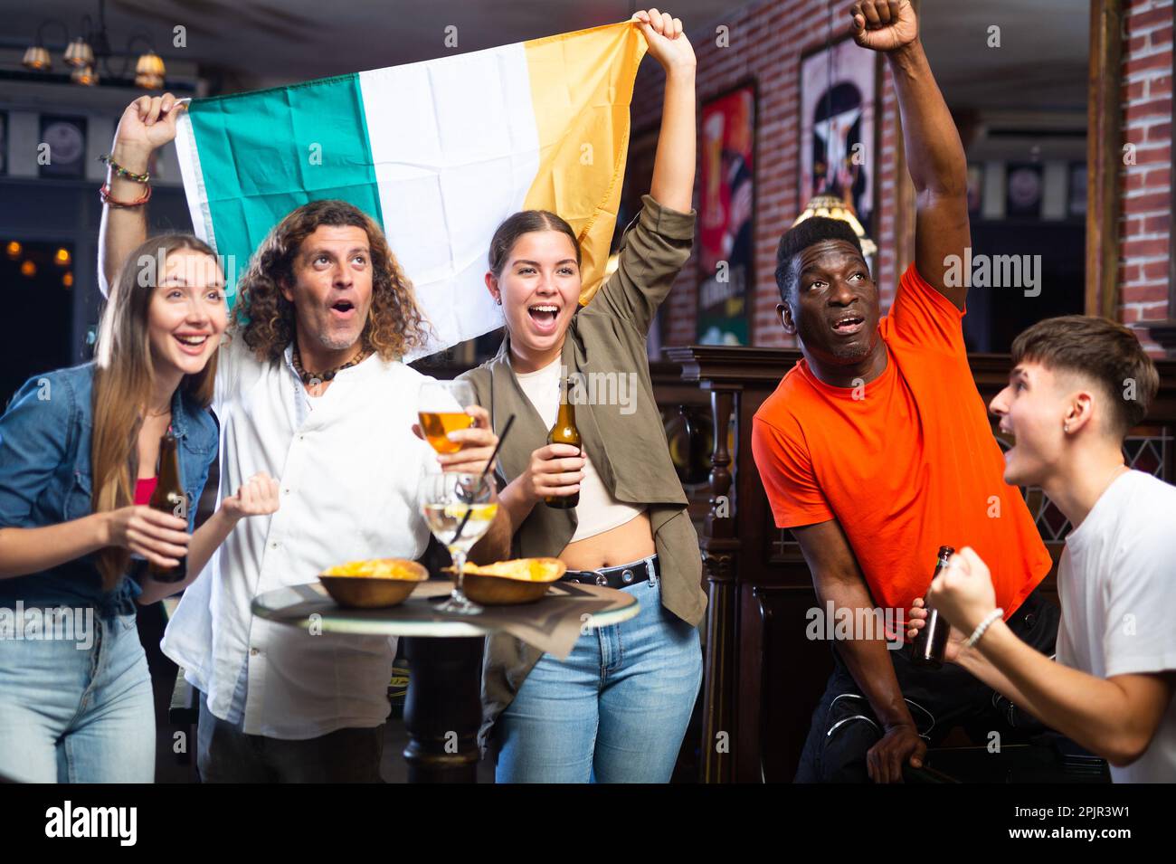 Team Ireland fans do not hide their emotions from the joy in beer bar ...