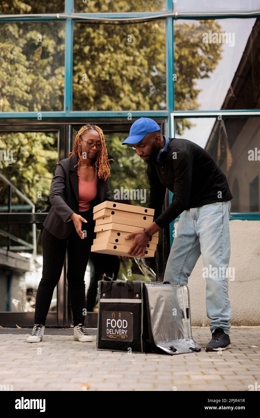 Fast Food Delivery Man