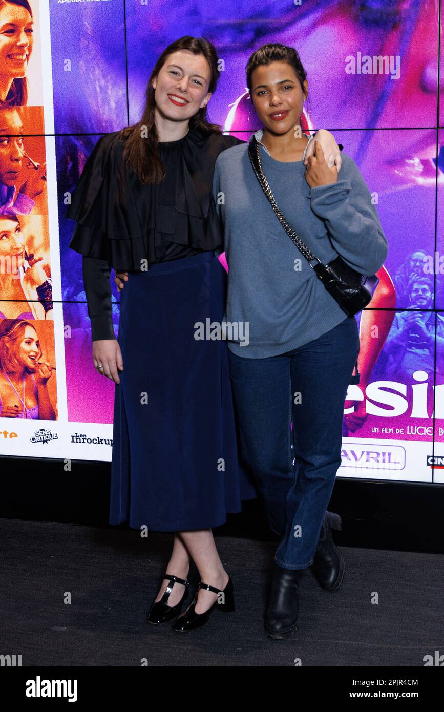 Paris, France. 03rd Apr, 2023. Louise Chevillotte, Zita Hanrot ...