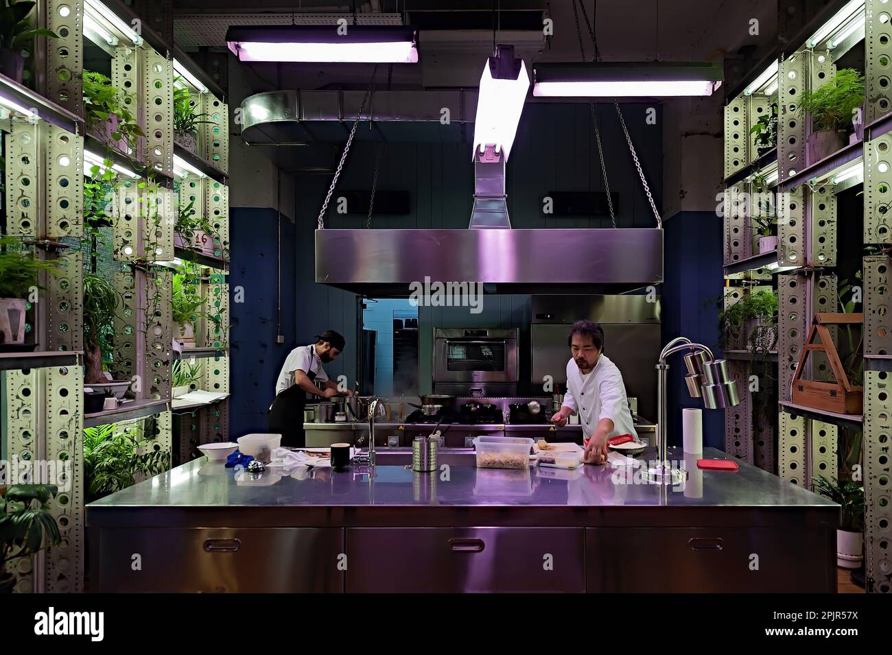 Kitchen of Stamba hotel in Tbilisi Georgia Stock Photo - Alamy