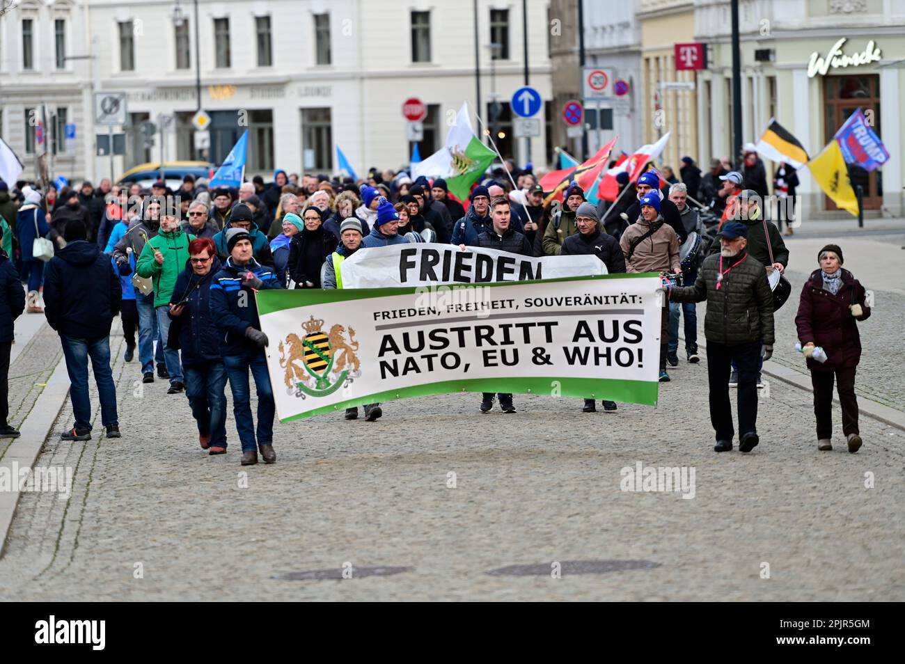 Heute gingen erneut einige hundert Menschen in Görlitz bei der ...