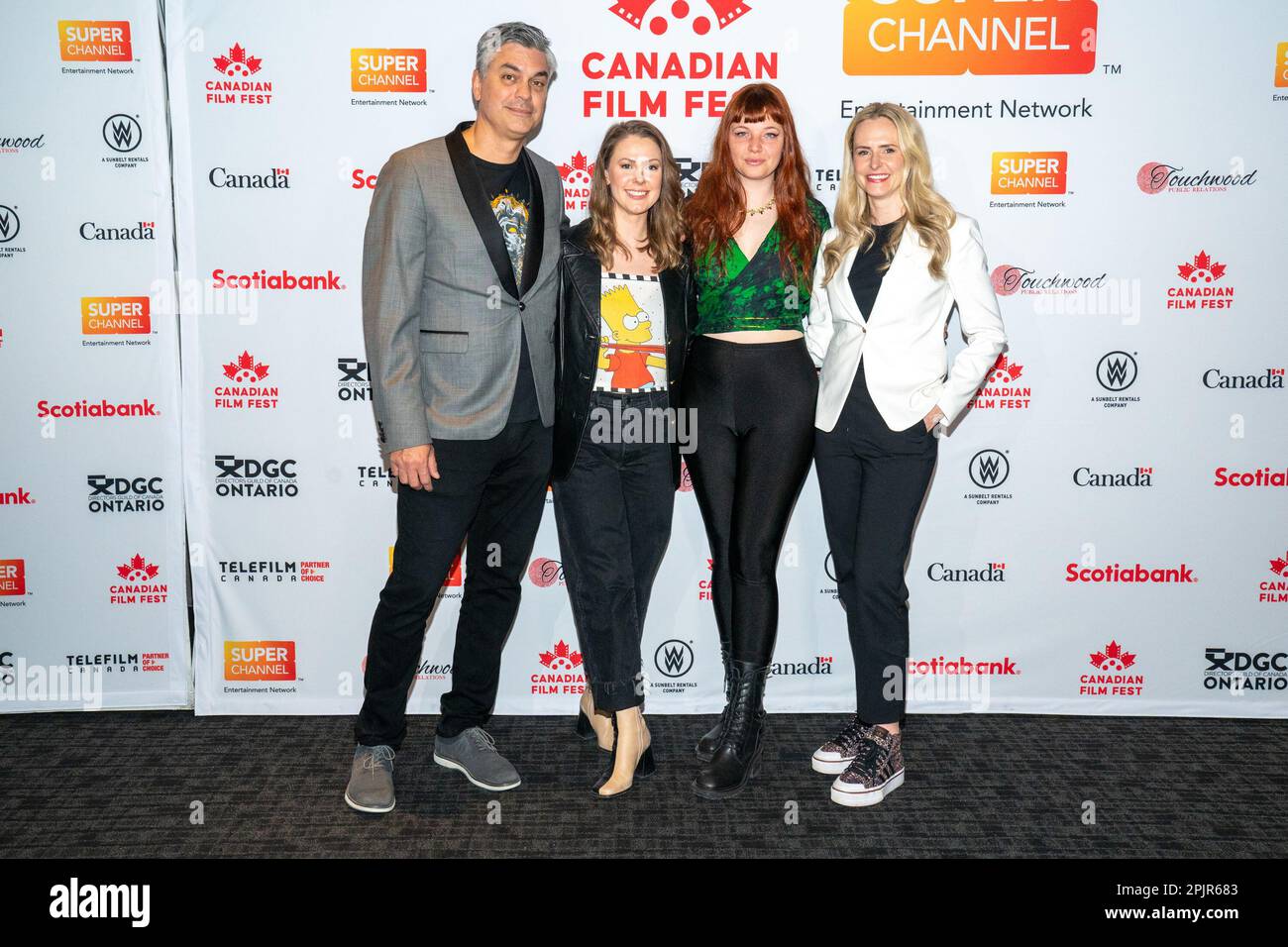 Toronto, Canada. 01st Apr, 2023. Bern Euler, Joy Webster, Michaela ...