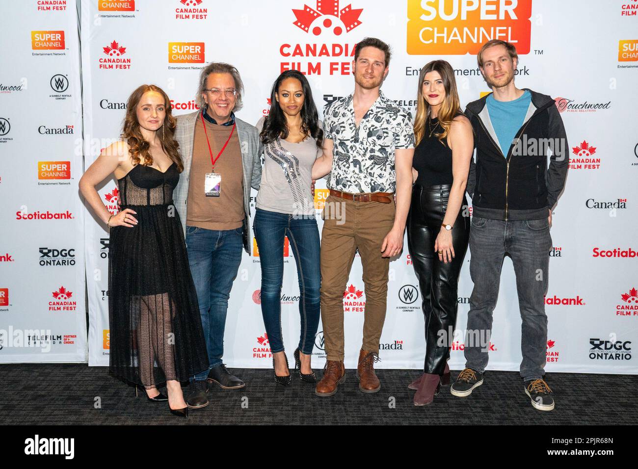 Toronto, Canada. 01st Apr, 2023. Niamh Carolan, John Barnard, Solange ...