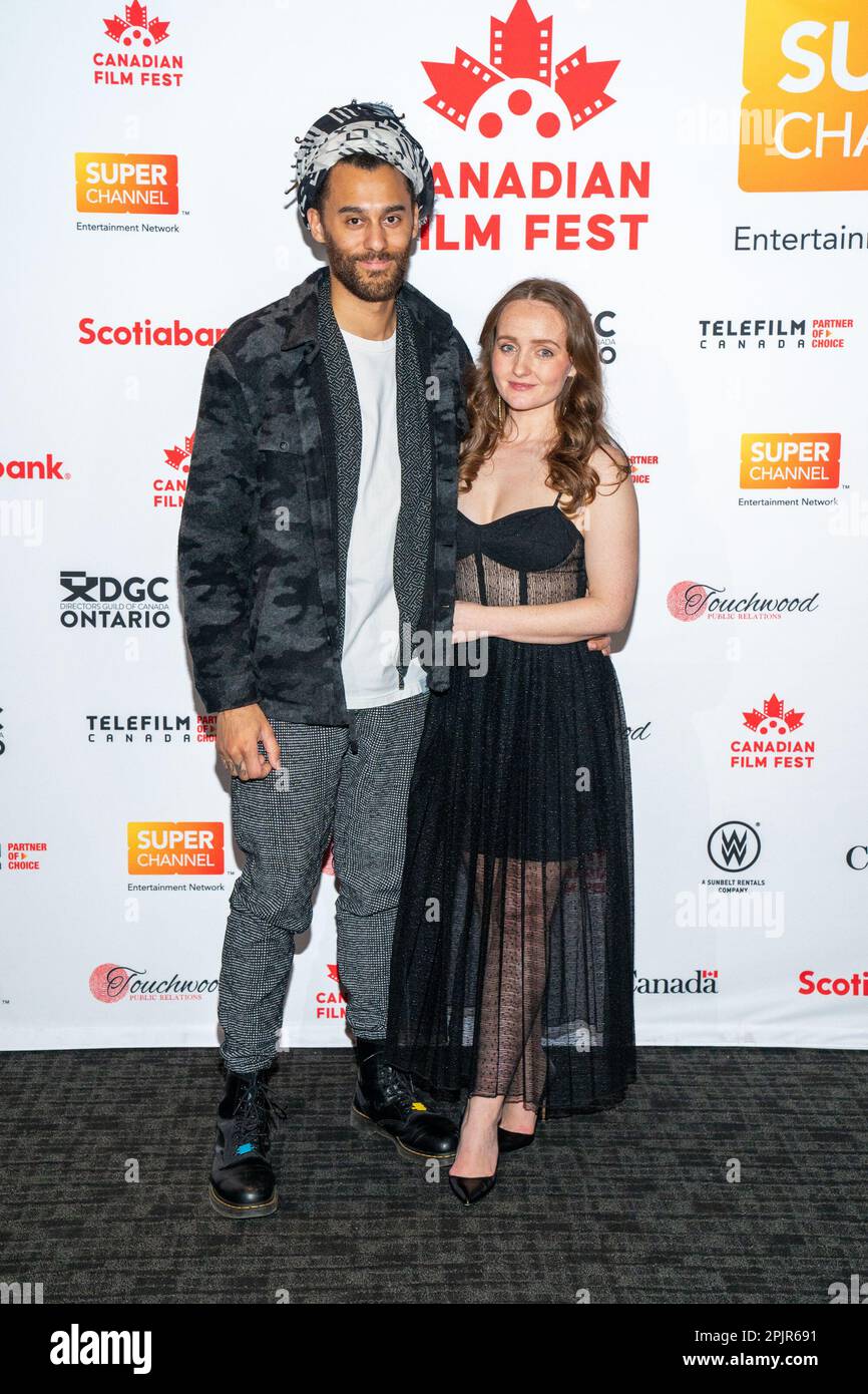 Toronto, Canada. 01st Apr, 2023. Andrew Patterson and Niamh Carolan ...