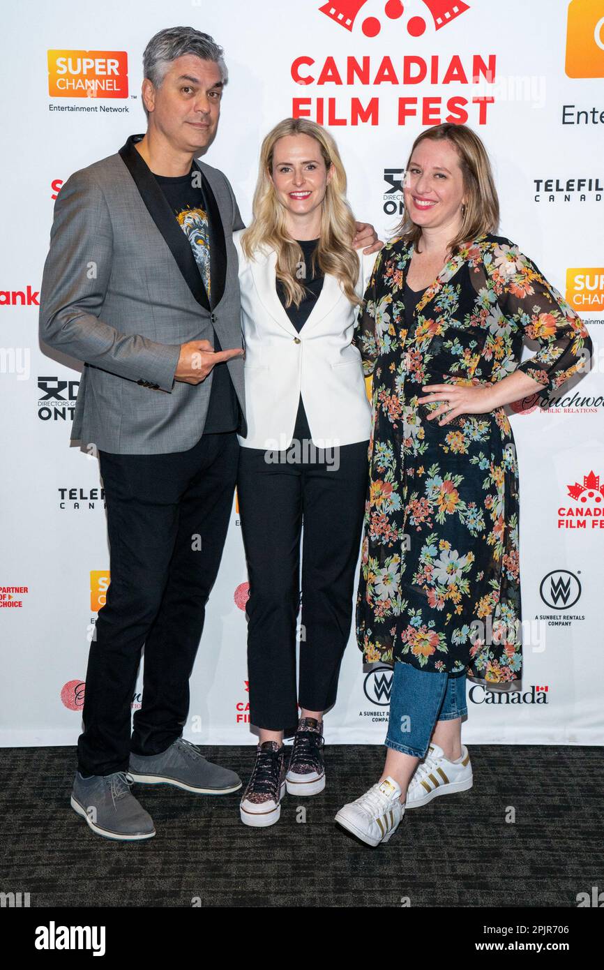 Toronto, Canada. 01st Apr, 2023. Bern Euler, Ashleigh Rains and Jen ...