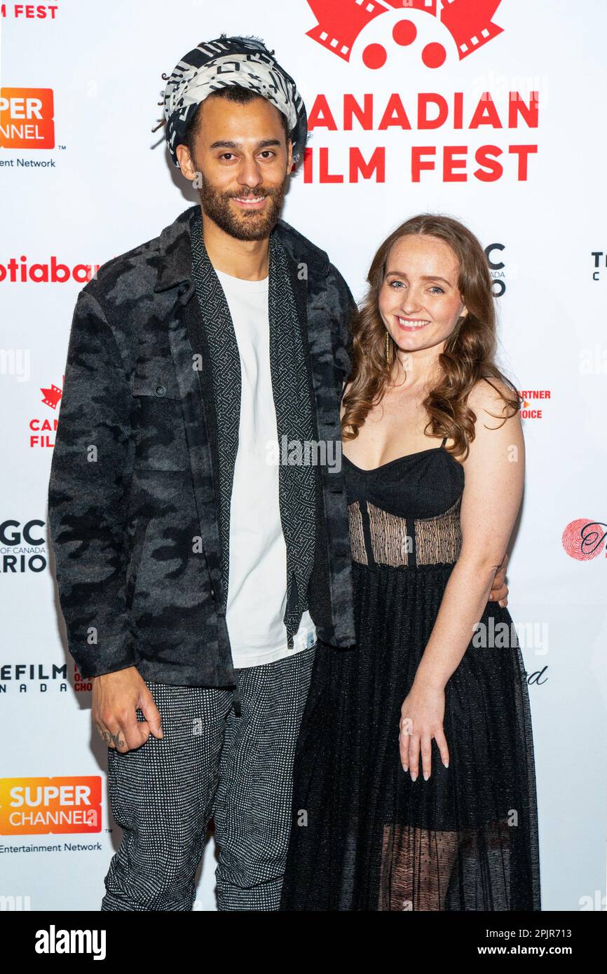 Toronto, Canada. 01st Apr, 2023. Andrew Patterson and Niamh Carolan ...