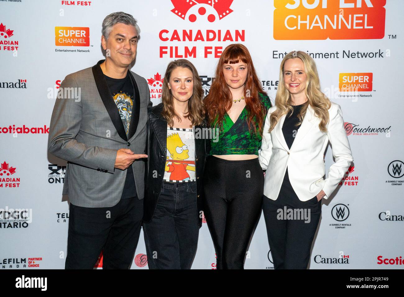 Toronto, Canada. 01st Apr, 2023. Bern Euler, Joy Webster, Michaela ...