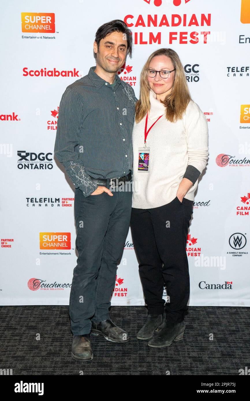 Toronto, Canada. 01st Apr, 2023. Michael Scholar and Carrie Siggins ...