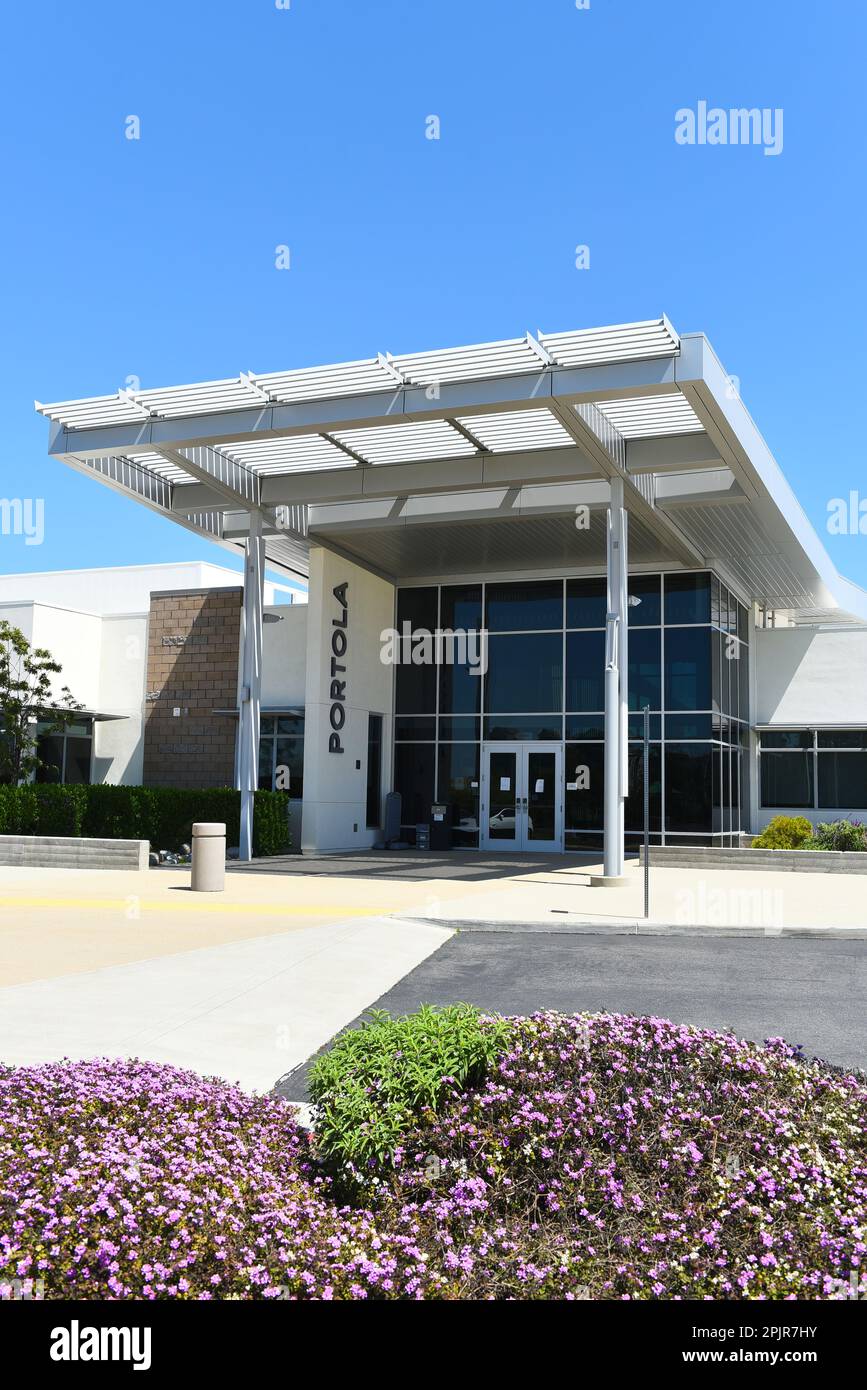 IRIVNE, CALIFORNIA - 2 APR 2023: Administration Building on the Campus ...
