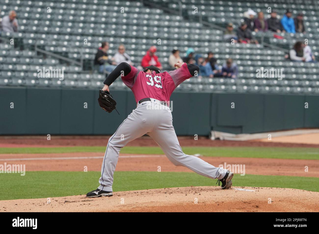 Salt Lake UT, USA. 2nd Apr, 2023. Sacramento pitcher Trevor ...